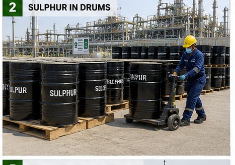 HANDLING AND DISPOSAL OF OVER 2000 TONS SULPHUR – Al Bucheeri